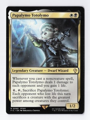Papalymo Totolymo Normal R Final Fantasy MTG Magic the Gathering Card ...