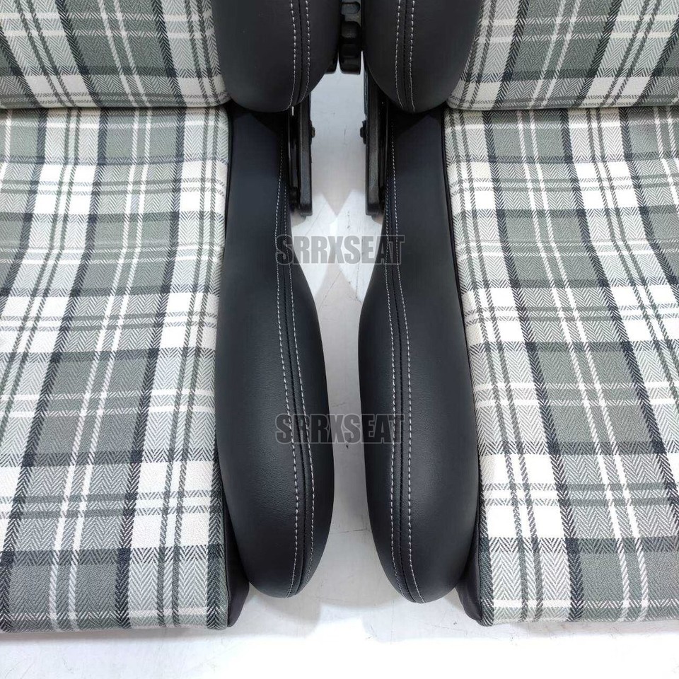 【US BASED NO CUSTOMS】AUTHENTIC RECARO LSB GRAY TARTAN Very Good ...