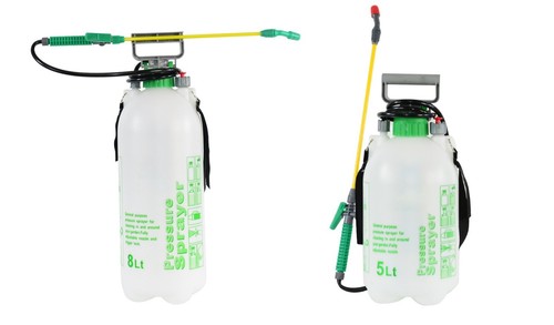 2L,5L,8L,10L Garden Pressure Weed Spray Bottle Hand Pump Water Plant ...