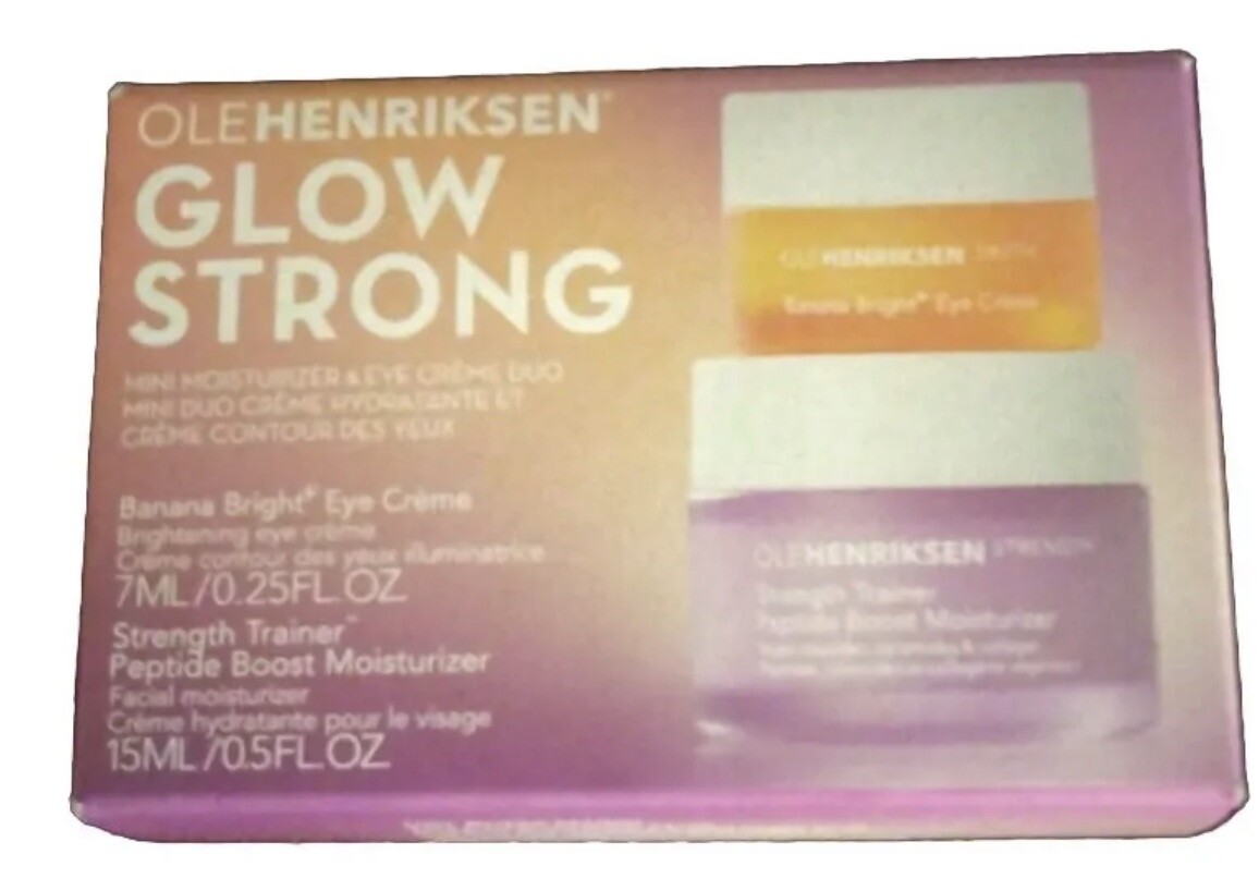 OLEHENRIKSEN Glow Strong Mini Moisturizer + Eye Cream Duo | eBay