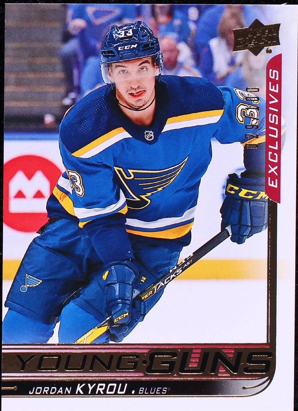 2018-19 Upper Deck - Young Guns Jordan Kyrou #241 UD Exclusives /100 ...