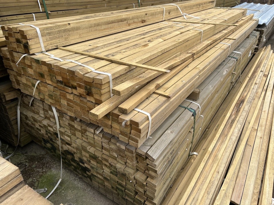 NEW ~ TIMBER ROOFING BATTENS ~ 25x38MM x 3.6M ~ PACK OF 10 | eBay UK