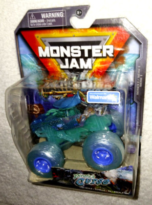 MONSTER JAM EARTH vs SURF "PIRATE'S CURSE" NEW RARE DIECAST MONSTER ...