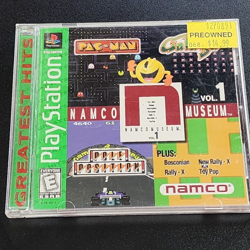 Namco Museum Volume 1 Greatest Hits PS1 Playstation 1,Authentic, Tested ...