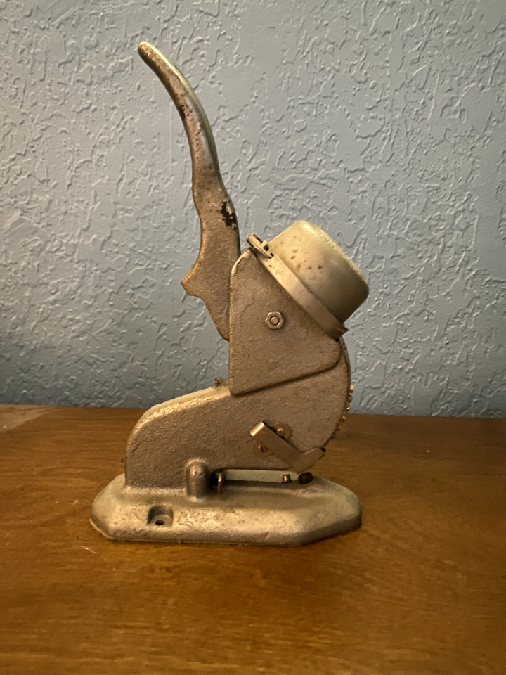 Vintage Bates Eyelets Automatic Eyeleter Hand Press Punch Press Tool | eBay