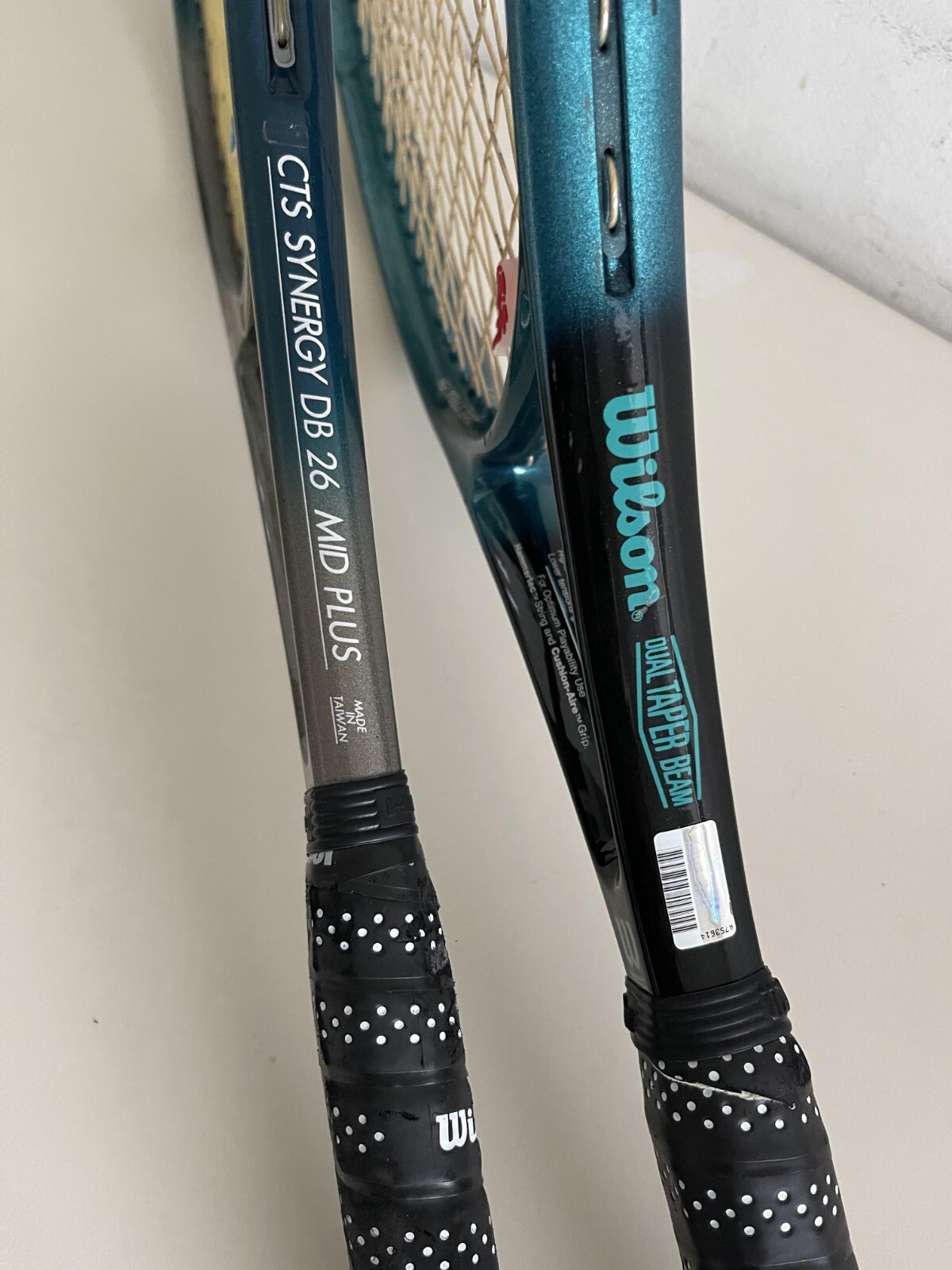Lot WILSON HAMMER SYSTEM 5.0 Dual TENNIS RACQUET PWS CTS Synergy DB 26 ...