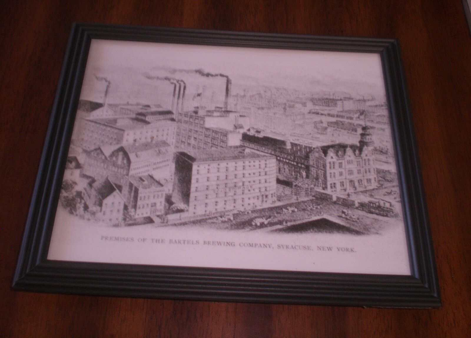 BARTELS BREWING COMPANY FRAMED PRINT - SYRACUSE, N. Y. - YOUR CHOICE | eBay