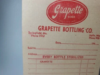 Vintage 1940s Grapette Soda Grapette | Grelly USA