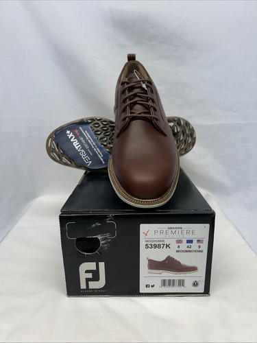 Footjoy Premiere Brown Size 8 Spikeless | eBay UK