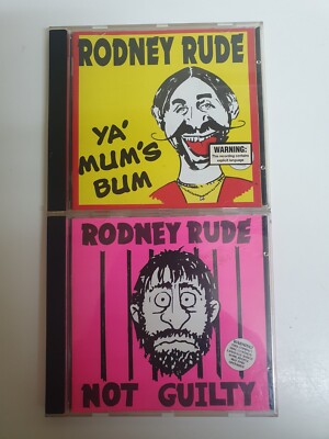 LoT OF 2 RODNEY RUDE LIVE CD'S NOT GUILTY & YA' MUM'S BUM CD'S TESTED ...