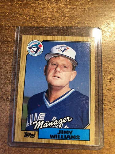 1987 Topps Baseball # 786 Jimy Williams Blue Jays Manager/Checklist ...