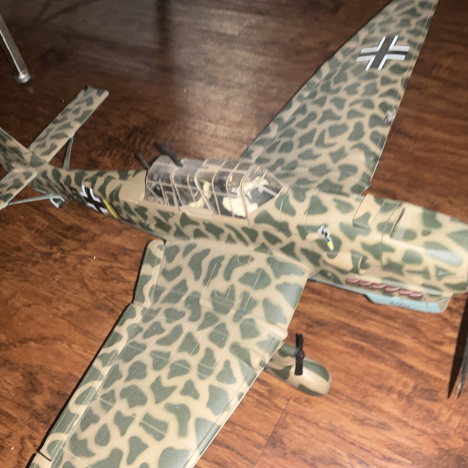 21ST CENTURY TOYS JU-87B STUKA DIVE BOMBER A5 IL "DESERT CAMO" VERSION ...
