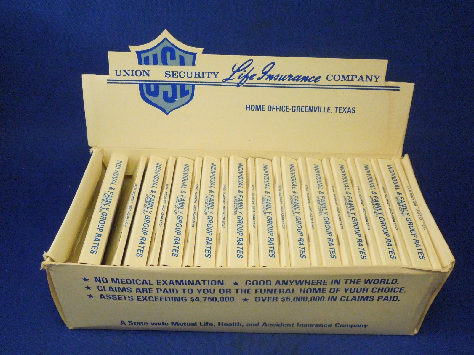 Lot of 22 Vintage Matchbooks Union Security Life Insurance Company ...