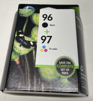 HP 96/97 (C9353FN) Black and Tri-Color Ink Cartridges | eBay