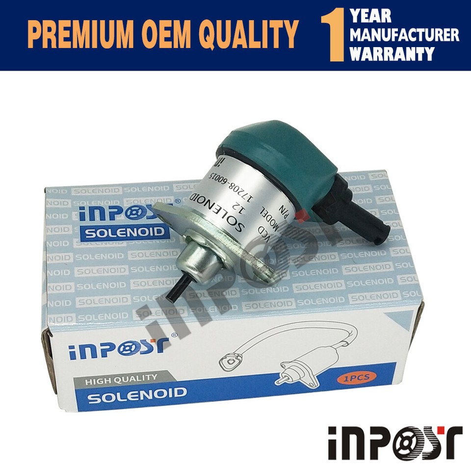 Fuel Solenoid 1903-3010 12V For Kubota B7800 D1005 D1105 D905 Engine ...