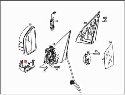 Genuine MERCEDES C292 W166 W463 X166 G-CLASS W463 Covering panel ...