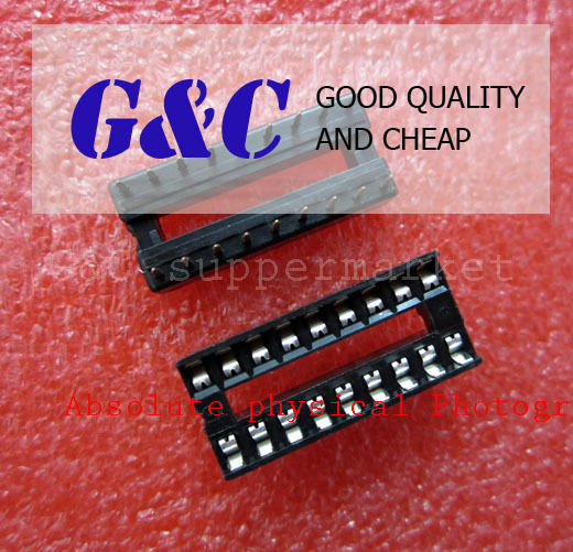 100PCS 18-Pin DIL DIP IC Socket PCB Mount Connector NEW | eBay