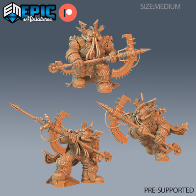 Epic Miniatures Steam Inventions Diving Dwarf Adventurer 28mm -Sci-Fi ...