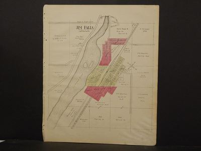 Wisconsin Chippewa County Map Jim Falls 1913 Y11#20 | eBay