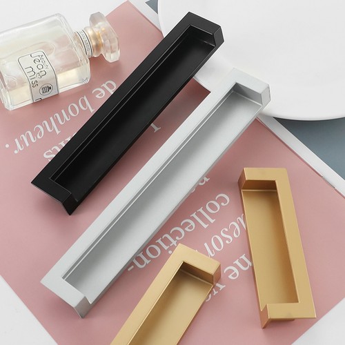 Modern Solid Invisible Concealed Embedded Concealed Pull Handle | eBay