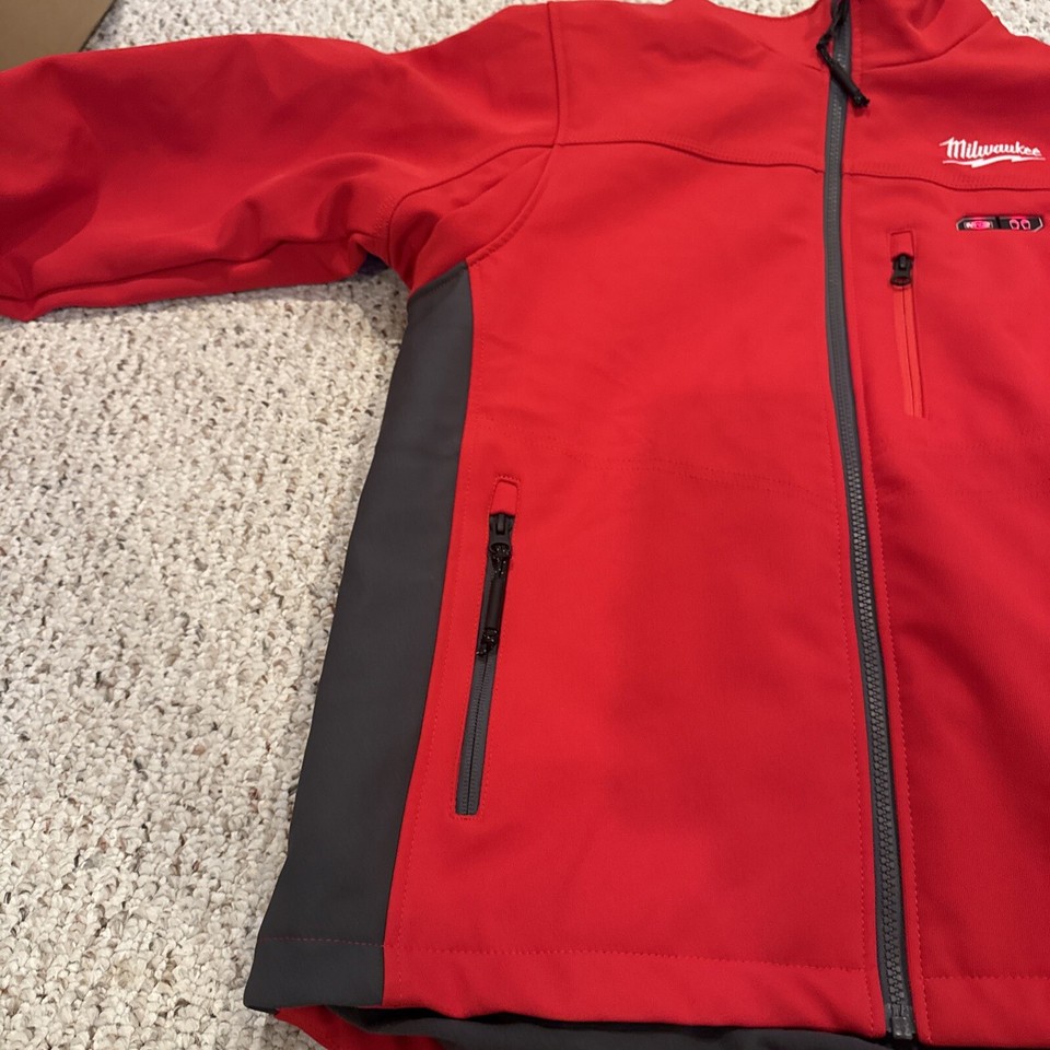 Milwaukee Heated Jacket Mens S M12 Sweatshirt Red No Battery 18 | eBay