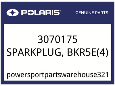 Polaris OEM Part 3070175 SPARKPLUG, BKR5E(4) | eBay