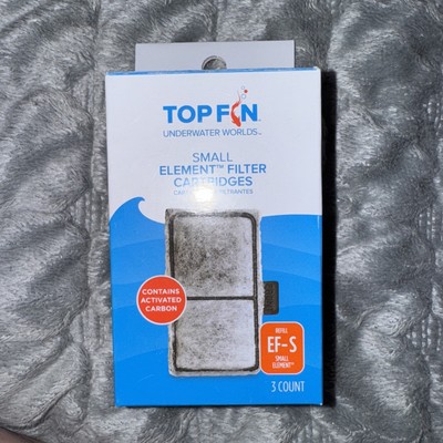 Top Fin EF-S Small Element Filter Cartridges 3 Count Contains Activated ...