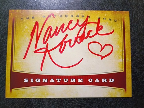 Nancy Kovack Hand Signed Autograph CARD - BEAUTIFUL FAMOUS BATMAN ...