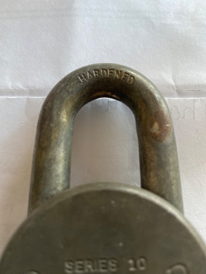 VINTAGE AMERICAN SERIES 10 HARDENED LOCK WITH JUNKUNC BROS #E113 ...