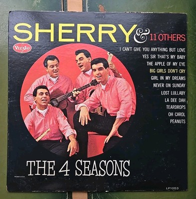 VTG The 4 Seasons Sherry Vinyl Record 12" LP 33 RPM VJLP 1053 Vee-Jay ...
