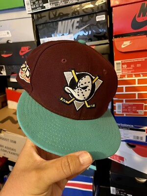 Vintage New Era Mighty Ducks Anaheim Disney Exclusive Fitted Not Hat ...