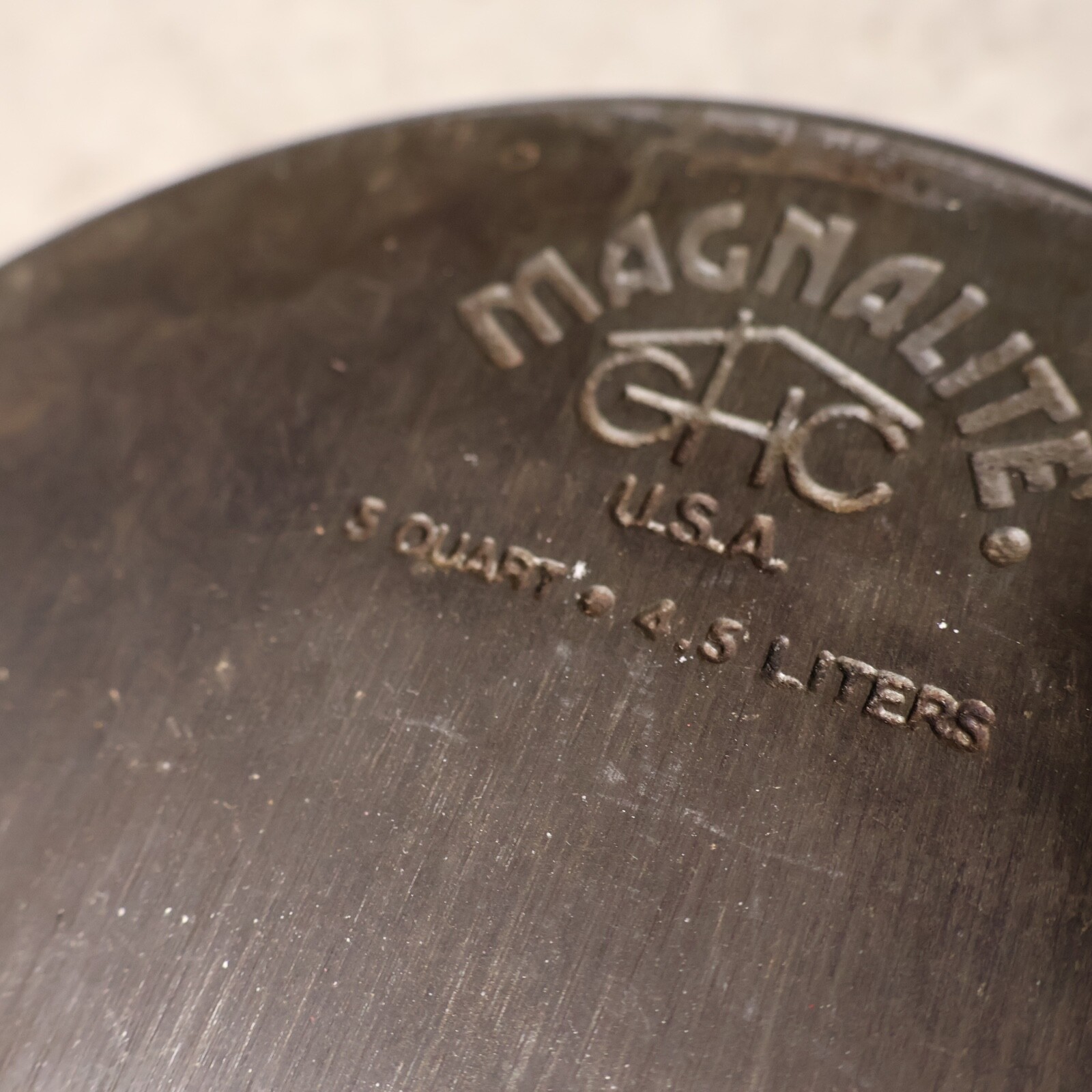 Vintage MAGNALITE GHC PROFESSIONAL 5 Qt 7.5 L Stock Pot Dutch Oven Pan ...