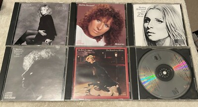 BARBARA STREISAND - LOT OF 6 CDS - GREAT CONDITION - RARE, SEE DETAILS ...