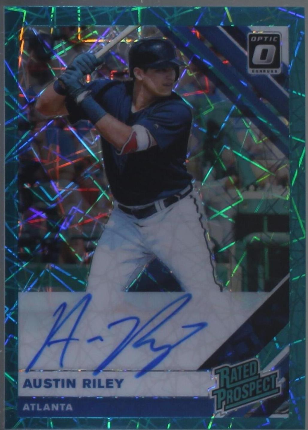 2019 Panini Donruss Optic - Rated Prospects Signatures Austin Riley # ...