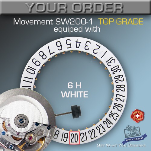 MOVEMENT AUTOMATIC SELLITA SW200-1, TOP GRADE GLUCYDUR BALANCE (COMP ...