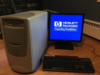 HP pavilion 8280 vintage desktop computer pentium 2 256mb RAM 40GB HDD ...