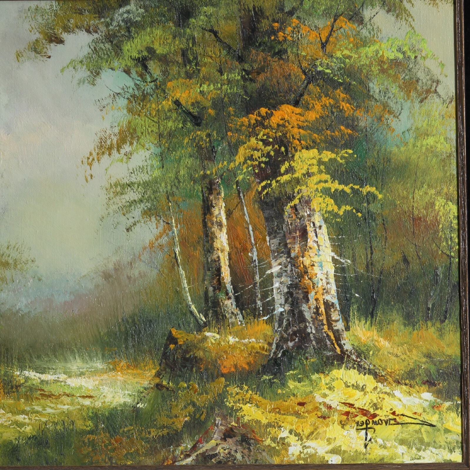 Untitled (Forest Landscape) By Charles Henry Granger Signed Oil on ...