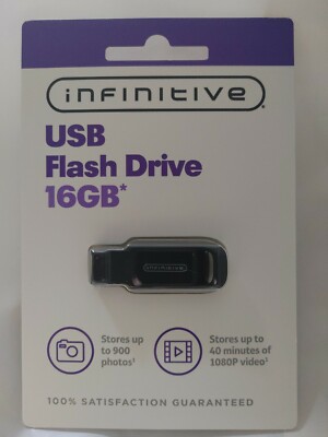 ⚡INFINITIVE USB FLASH DRIVE 16GB FAST FREE SHIPPING | eBay