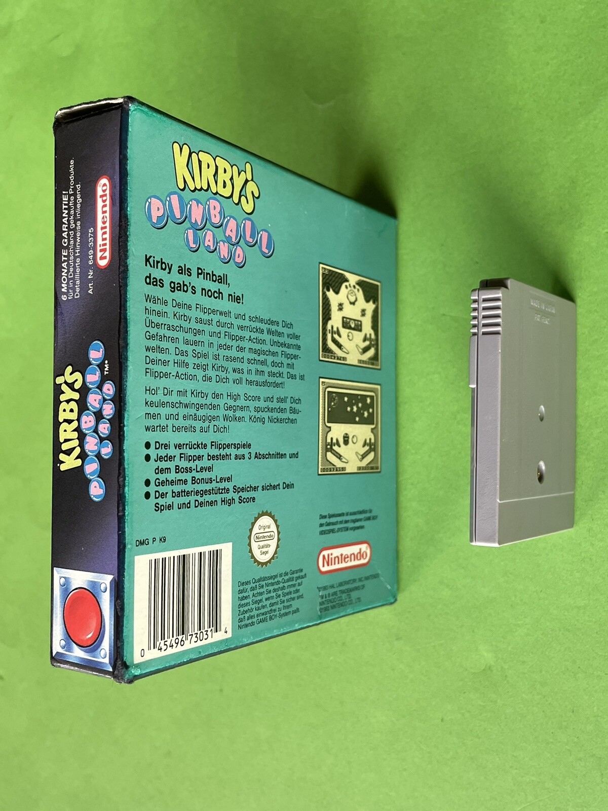 KIRBYS Pinball Land GAMEBOY Classic GBA COLOR Nintendo SPIEL OVP Box ...