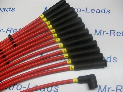 IGNITION LEAD PLUG NUMBERS 1 / 12 HEAT SHRINK HT LEAD BLACK ON YELLOW ...