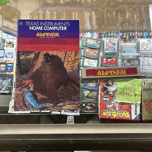 Alpiner - 1982 - TI 99/4a - Texas Instruments - Cartridge & Manual | eBay