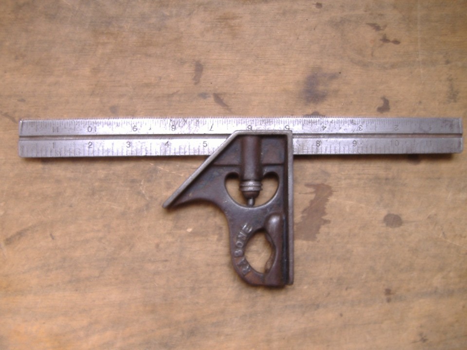 VINTAGE RABONE No.1902 SLIDING COMBINATION SQUARE | eBay