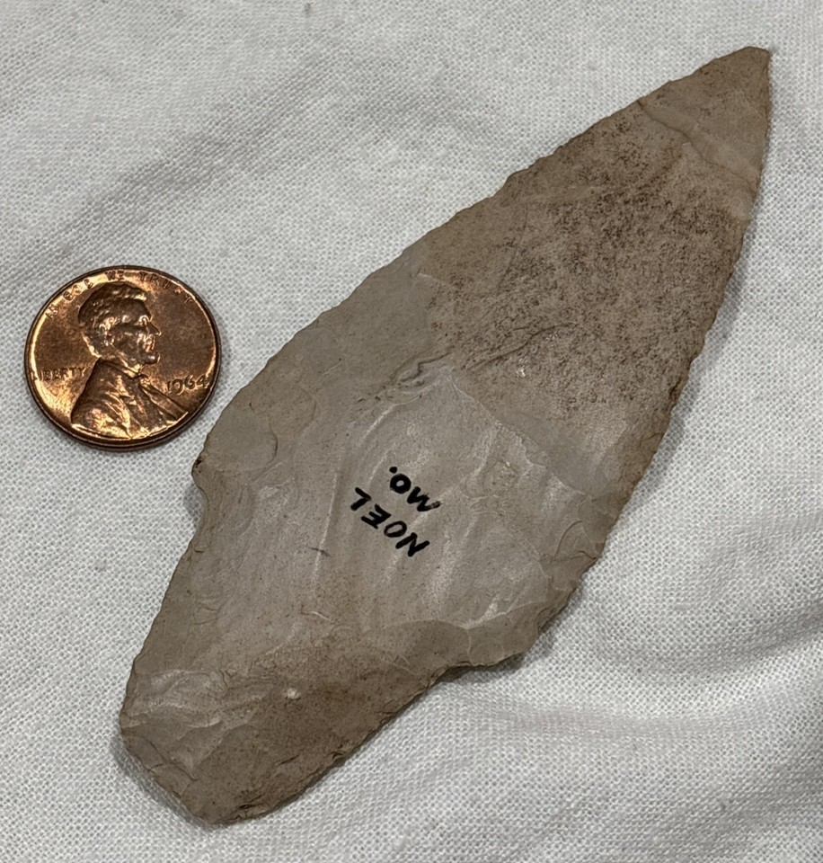 Authentic Pre Historic Native American Side Notched Missouri arrowhead ...