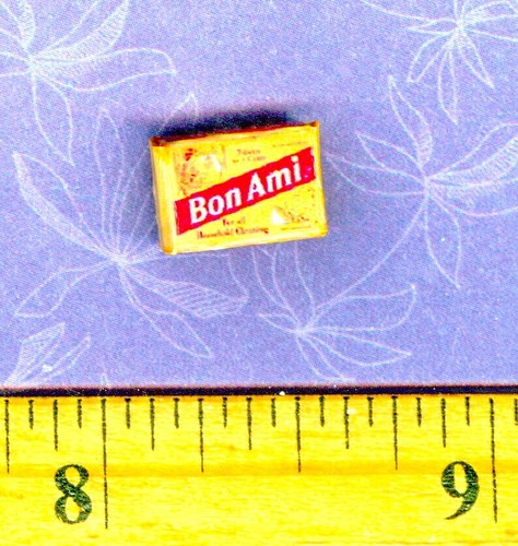 Dollhouse Miniature Size Bon Ami Bar Soap Box | eBay