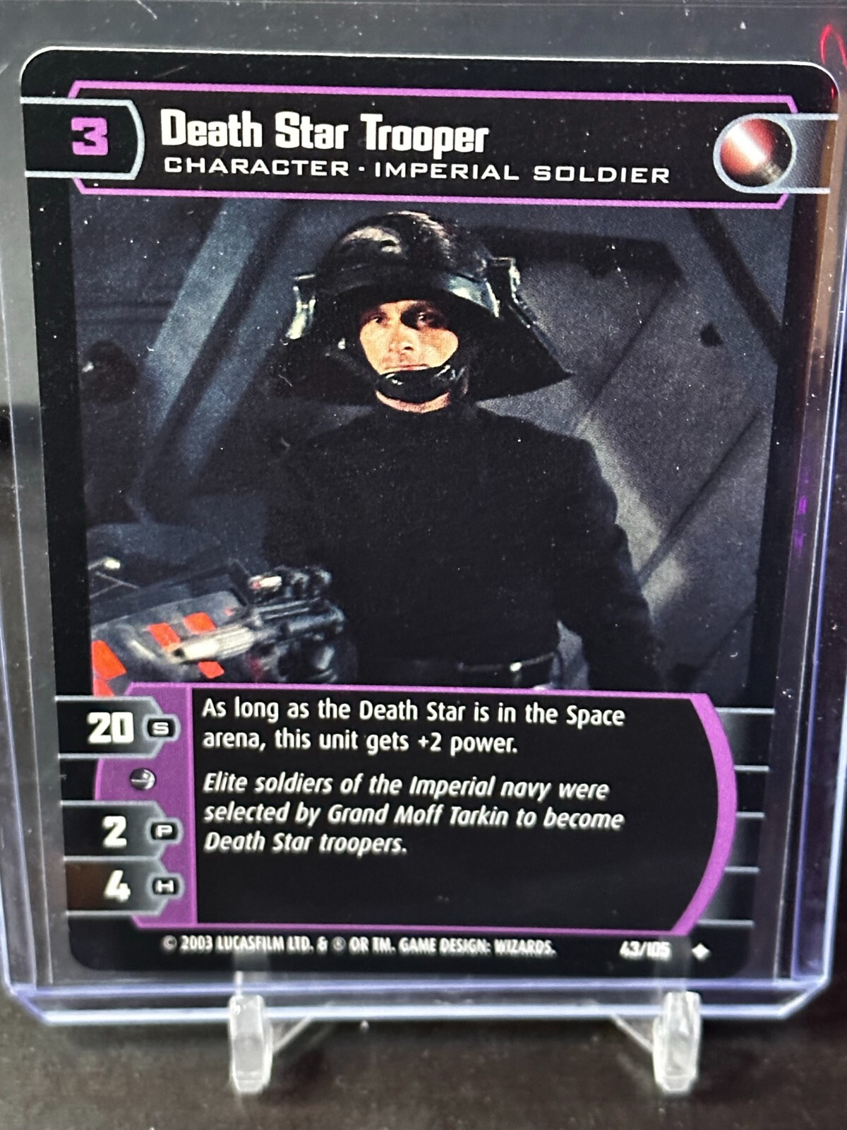 2003 STAR WARS TCG WOTC BATTLE YAVIN DEATH STAR TROOPER 43/105 | eBay