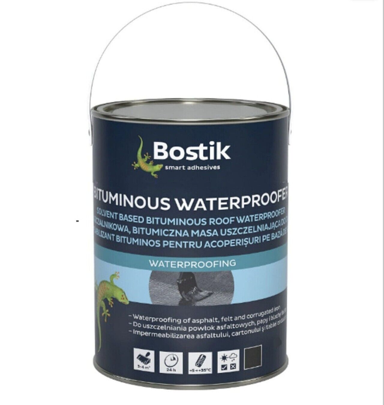 Bostik Premium grade Bituminous Waterproofer Roofing Bitumen Black JACK ...