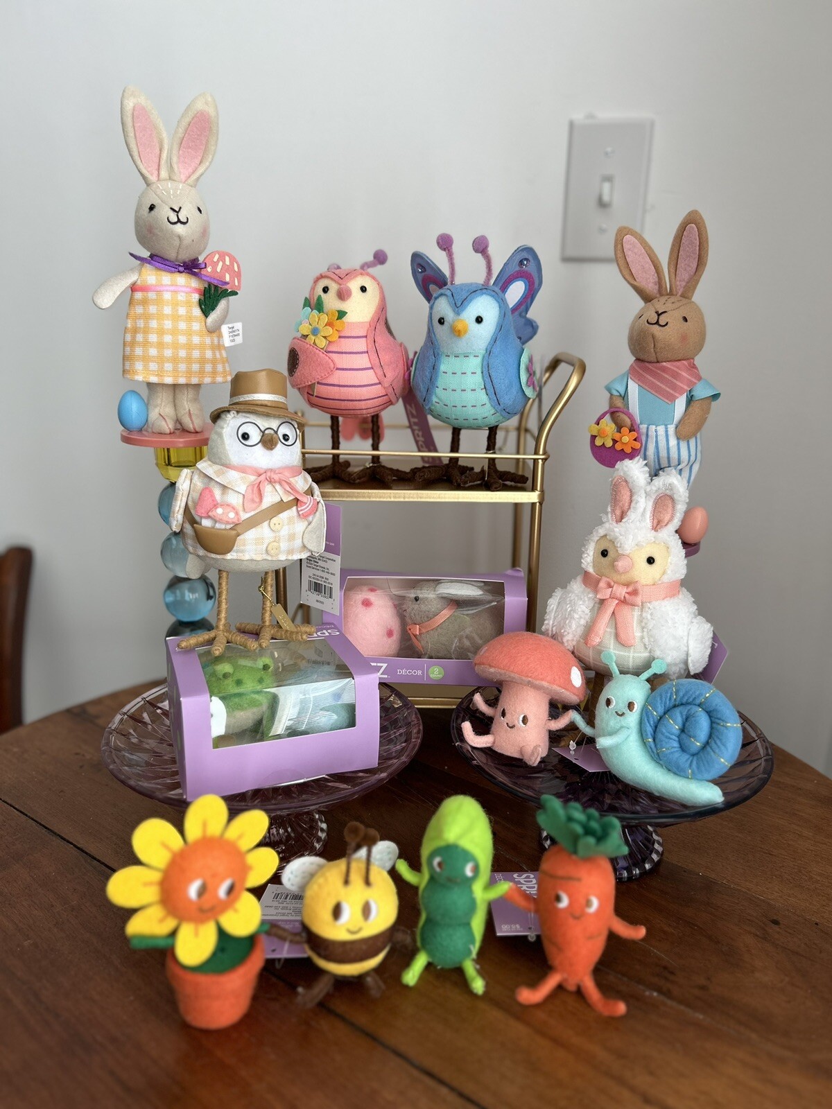 Target Spritz Easter Spring 2024 Fabric Birds Felt Duos Bunny Lot 16 ...