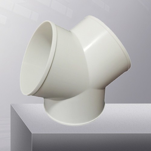PVC Y Shape Ducting Splitter Connector for Extractor Fans Range Hood ...