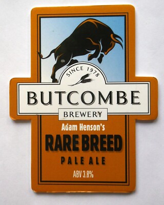 Beer Pump Clip Badge Adam Henson’s Rare Breed Butcombe Brewery Bristol ...