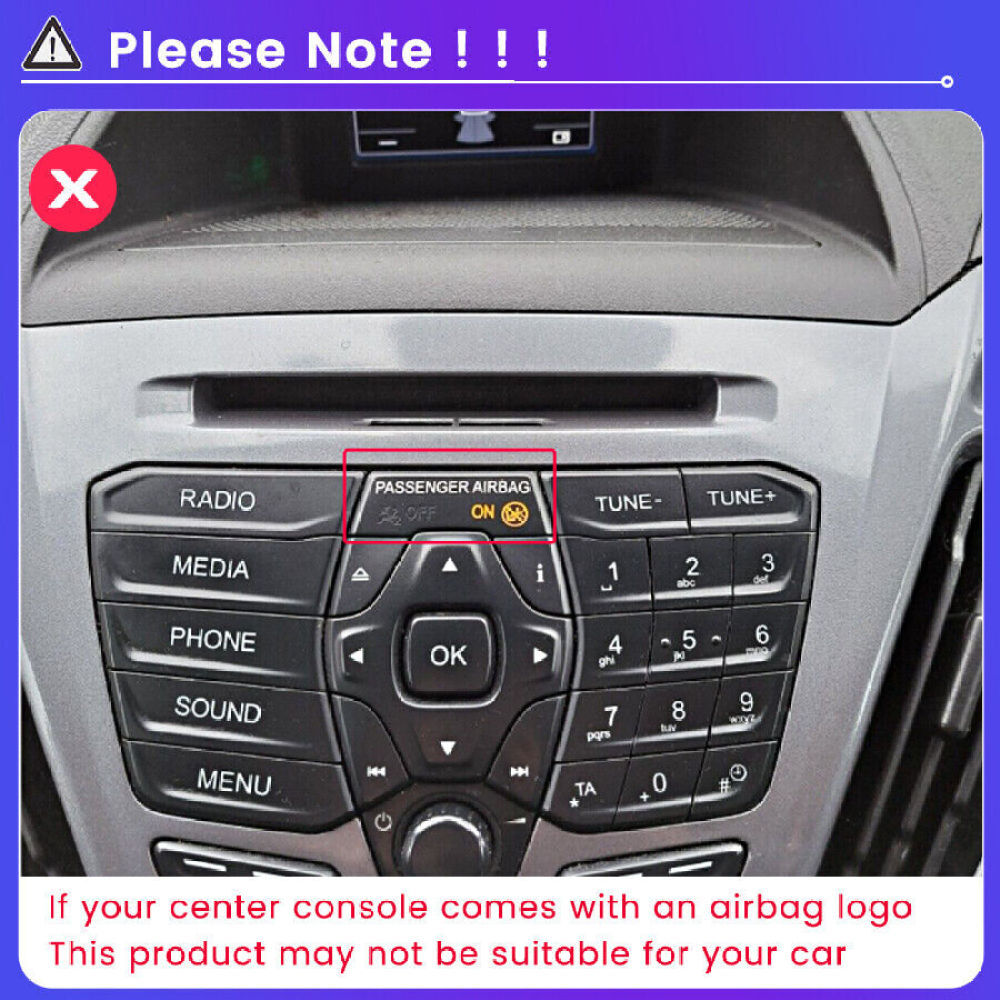 Android 13 DAB+ Car Stereo Radio GPS SatNav 1+32GB WIFI For Ford ...